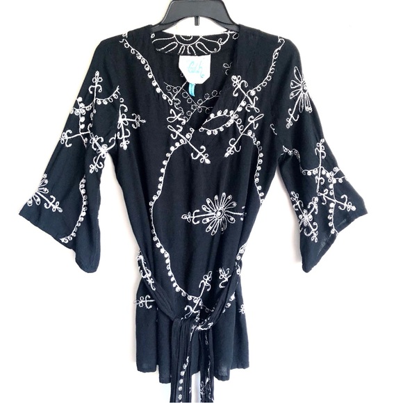 Faith | Tops | Faith Embroidered Sequins Boho Top | Poshmark
